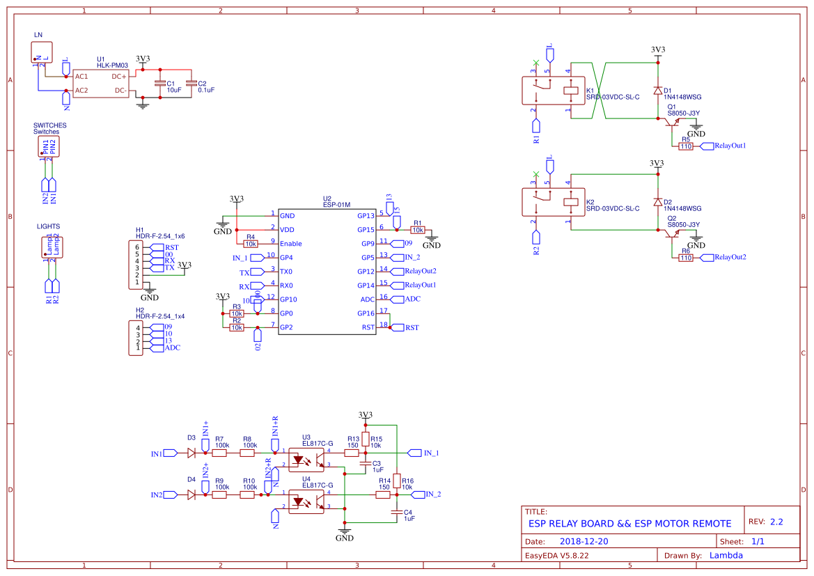 ESP8266_LightSwitch - EasyEDA open source hardware lab