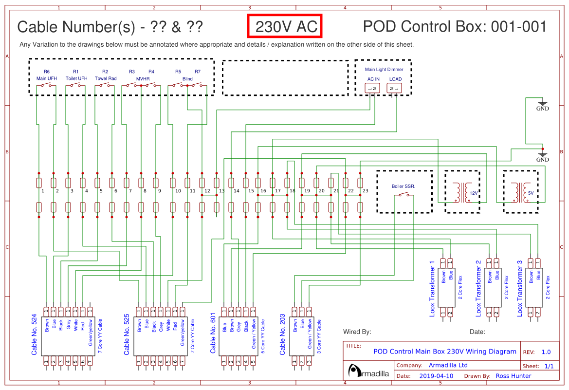 Pod Control 240 V3 - EasyEDA open source hardware lab