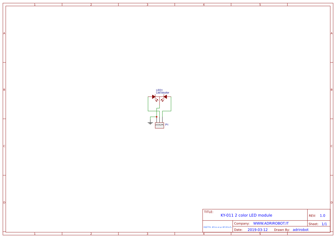 Ky 011 Two Color Led Module Easyeda Open Source Hardware Lab 0623