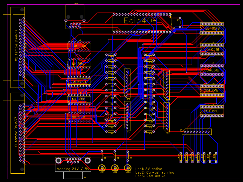 Carwash project (Main board) - EasyEDA open source hardware lab