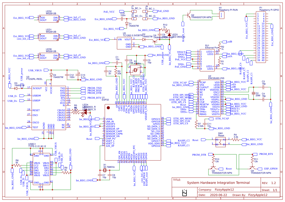System Hardware Integration Terminal - EasyEDA open source hardware lab