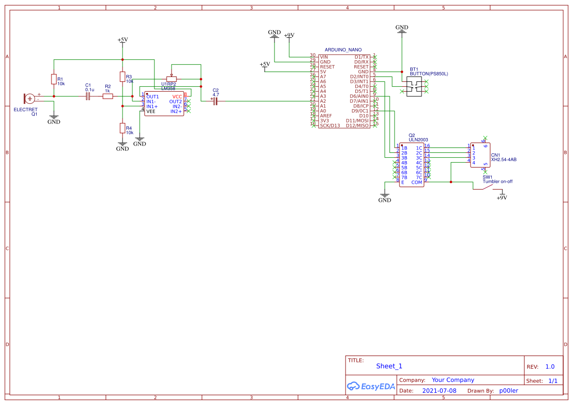 led_drums_mstu_v1.2 SMD - EasyEDA open source hardware lab