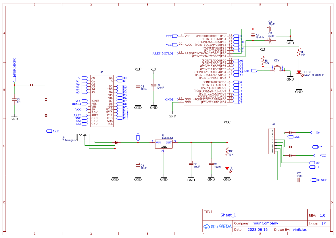 Arduino Pth Oshwlab 