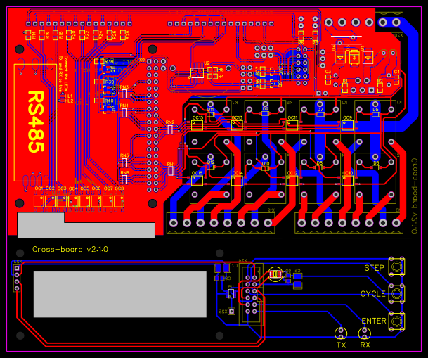 Cross-board v2.1.0 copy - EasyEDA open source hardware lab