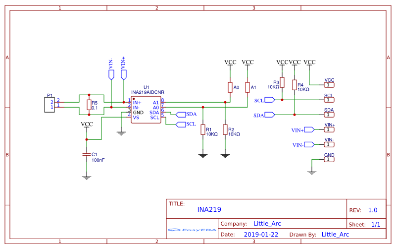 INA219 - EasyEDA open source hardware lab