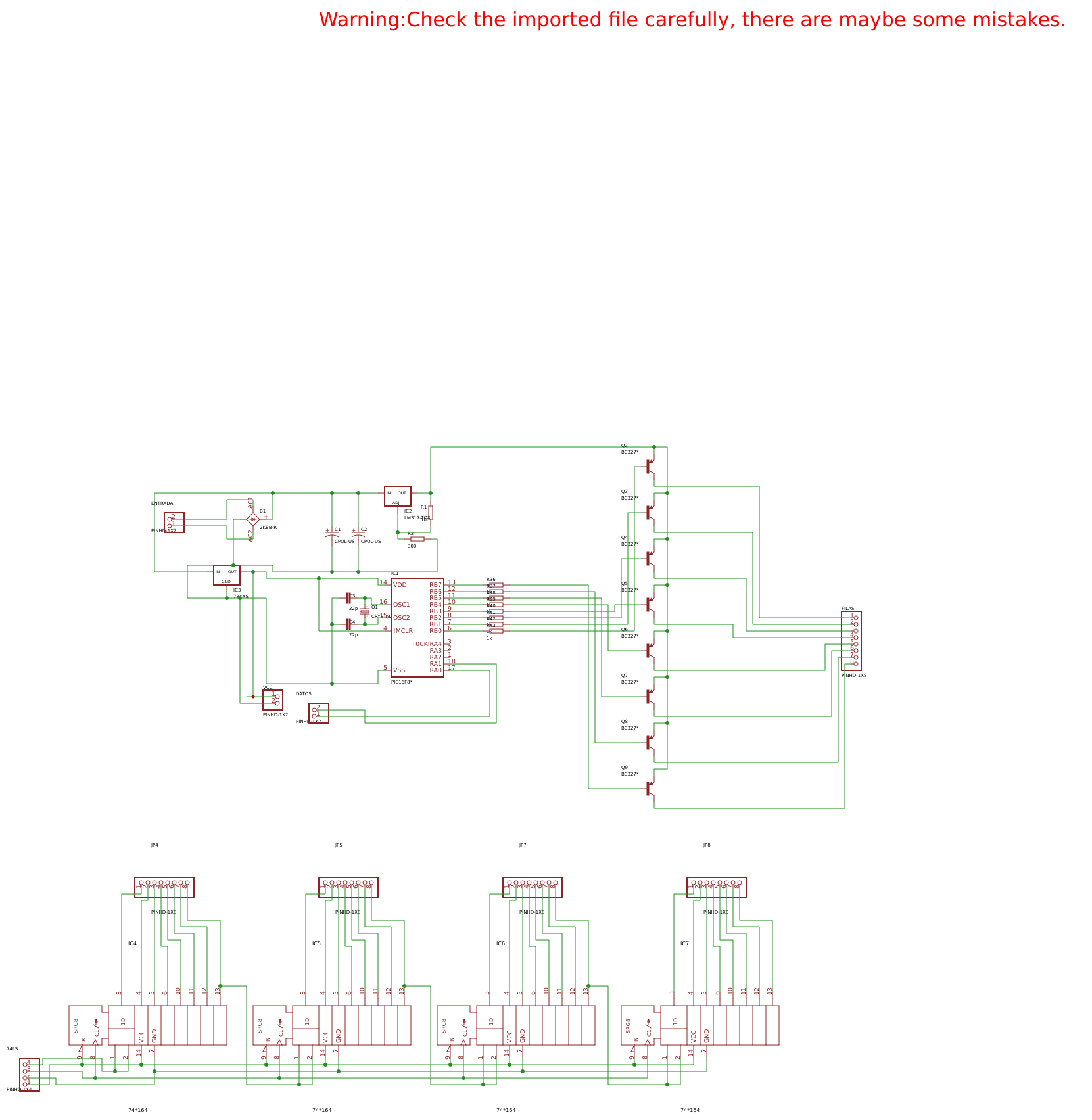 Matriz Leds - OSHWLab