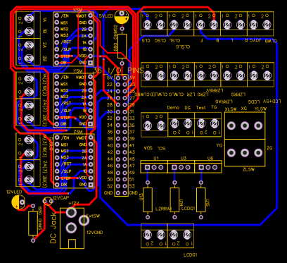 Claw Machine PCB V13 - EasyEDA open source hardware lab