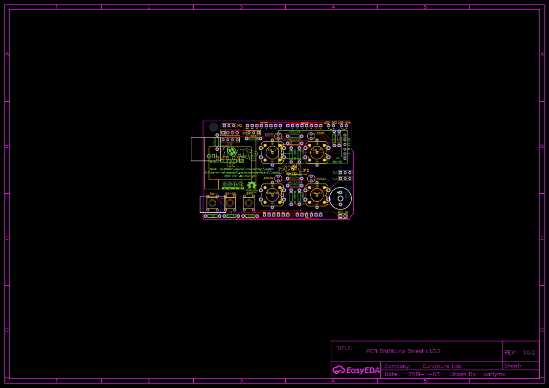 SIMON.ino Shield copy - EasyEDA open source hardware lab