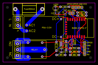 8266 thermostat - EasyEDA open source hardware lab