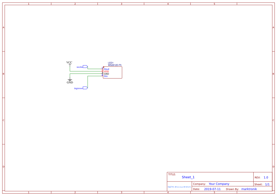 Ws2812 Platform For Creating And Sharing Projects Oshwlab