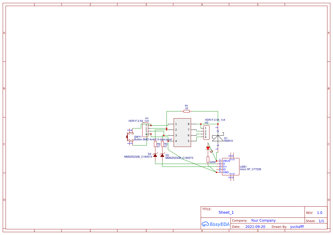 ATtiny85 ic board - OSHWLab
