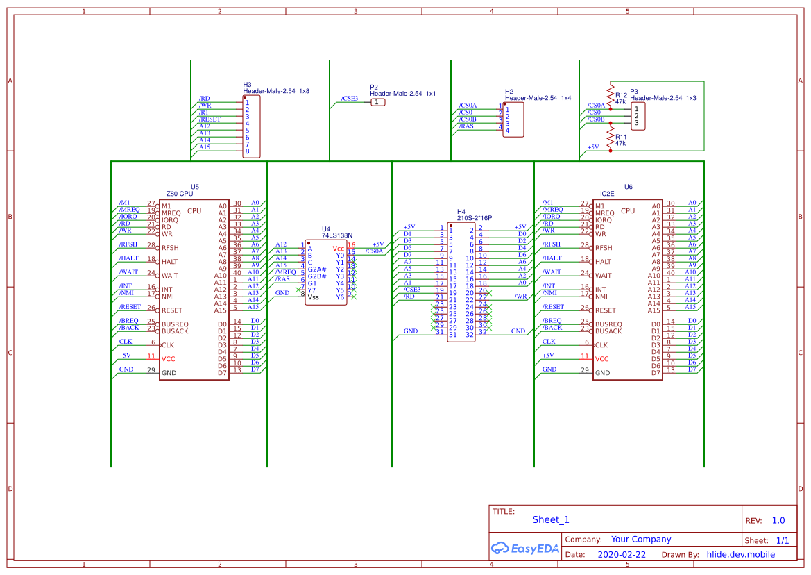[MZ-700] IPL512 - CPU PCB - Platform for creating and sharing projects - OSHWLab