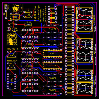 Reloj digital - OSHWLab