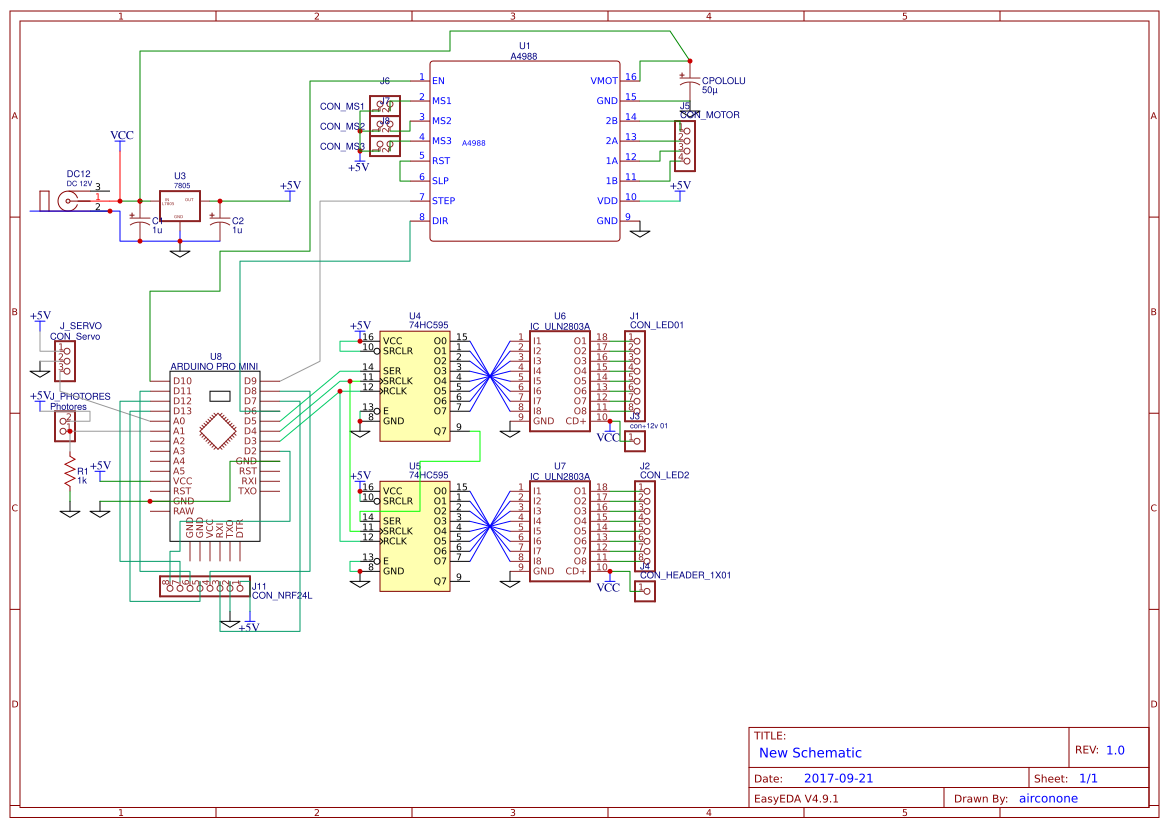 Stargate control - EasyEDA open source hardware lab