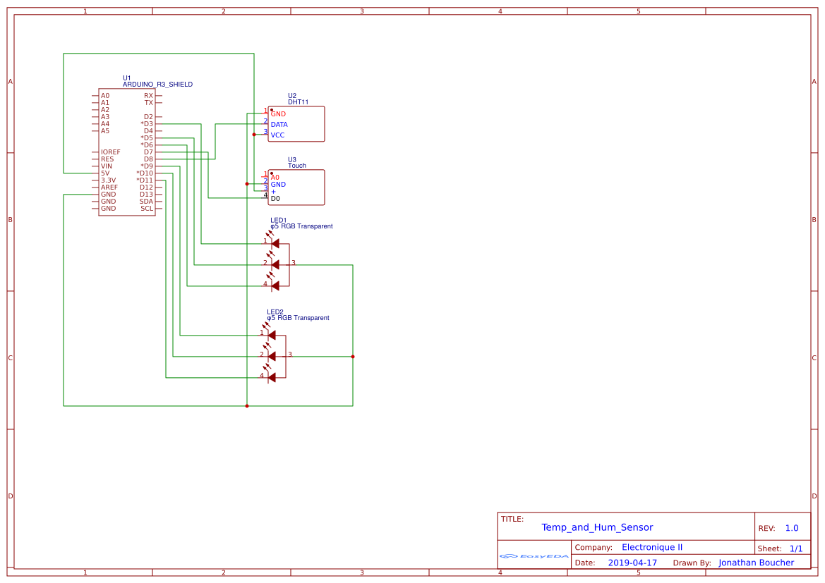 Temp_Hum_Sensor - EasyEDA open source hardware lab