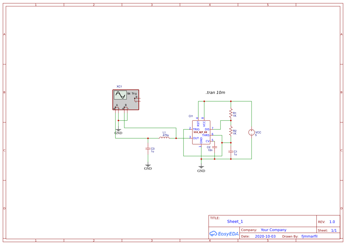 Oscilador 555 v2.2020 - Platform for creating and sharing projects - OSHWLab