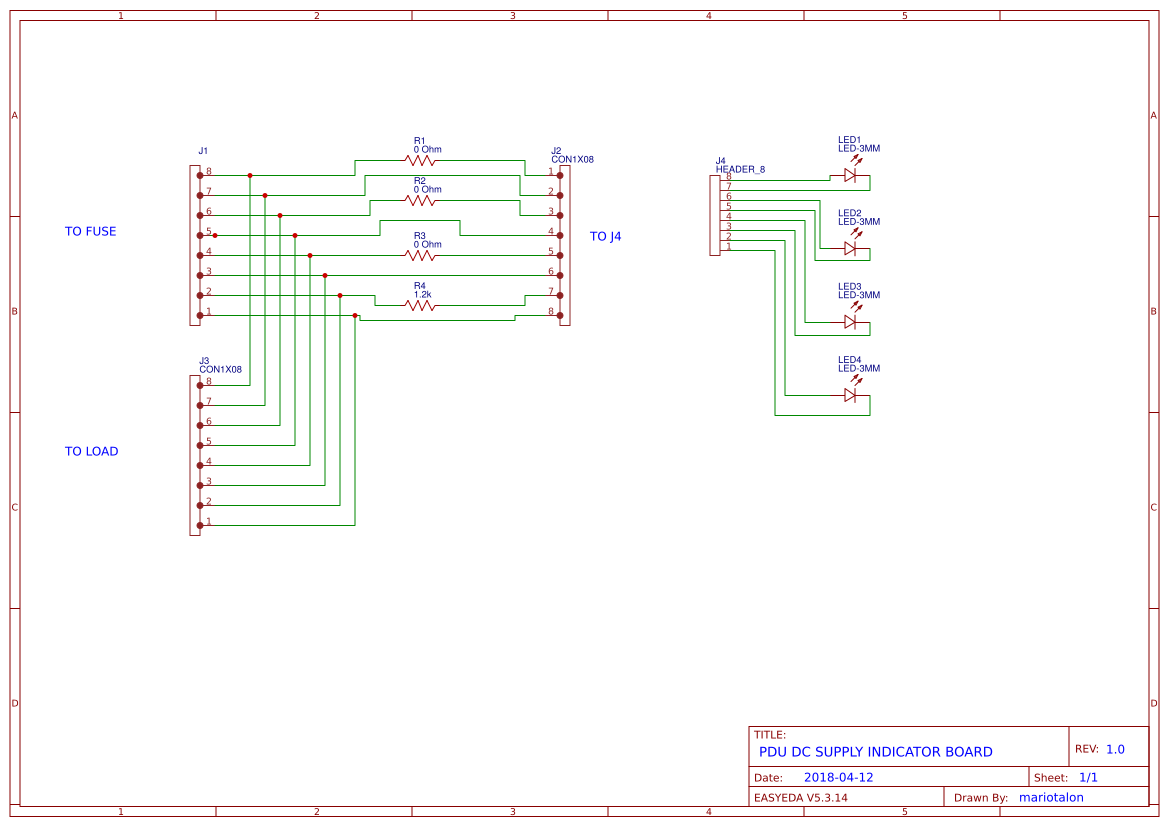PDU DC Supply Routing Board - OSHWLab