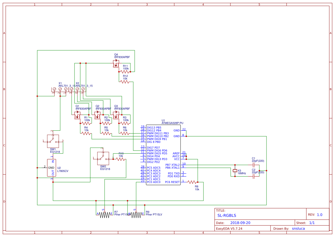 SL - RGBLS REV2 - OSHWLab