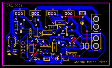 1-Channel Motor Driver - EasyEDA open source hardware lab