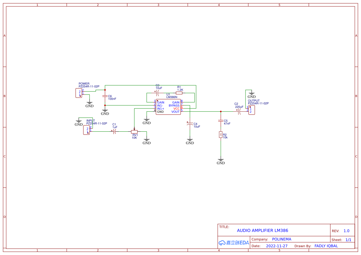 SINYAL ANALOG FADLY IQBAL - OSHWLab