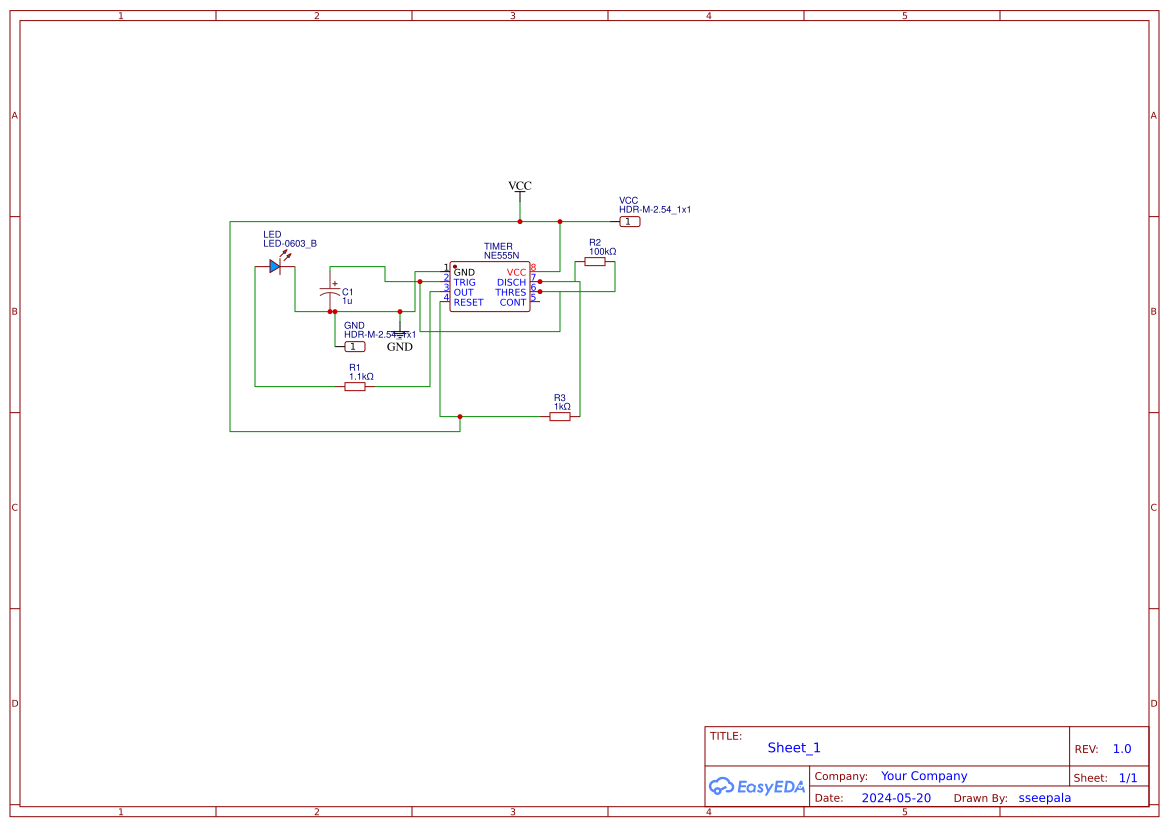 LED_BLINKING_USING_555_TIMER - OSHWLab