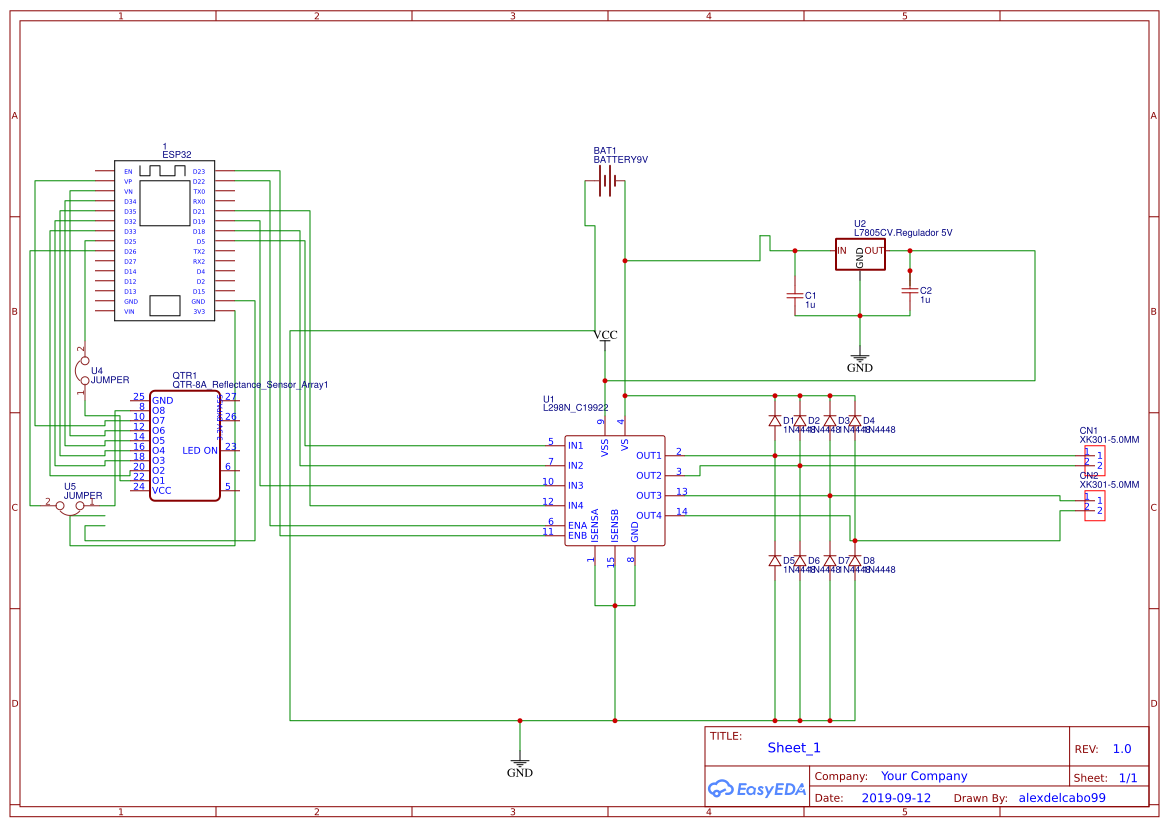 Smart Car Alex Del Cabo - EasyEDA open source hardware lab