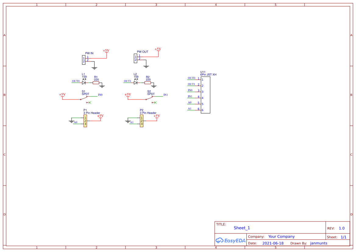 Sequencer front panel PCB - OSHWLab