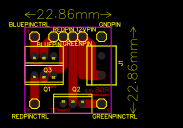 RGB module controller - OSHWLab