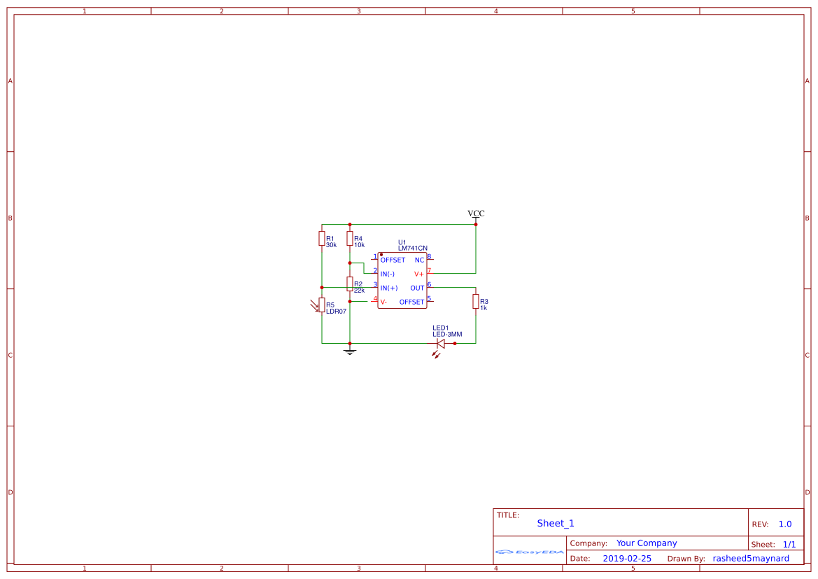 Dual LED Flasher - EasyEDA open source hardware lab