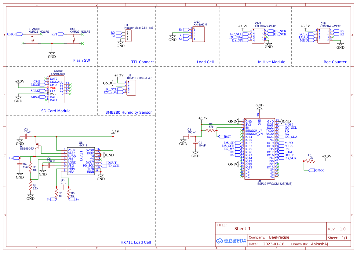 Bee Precise - EasyEDA open source hardware lab