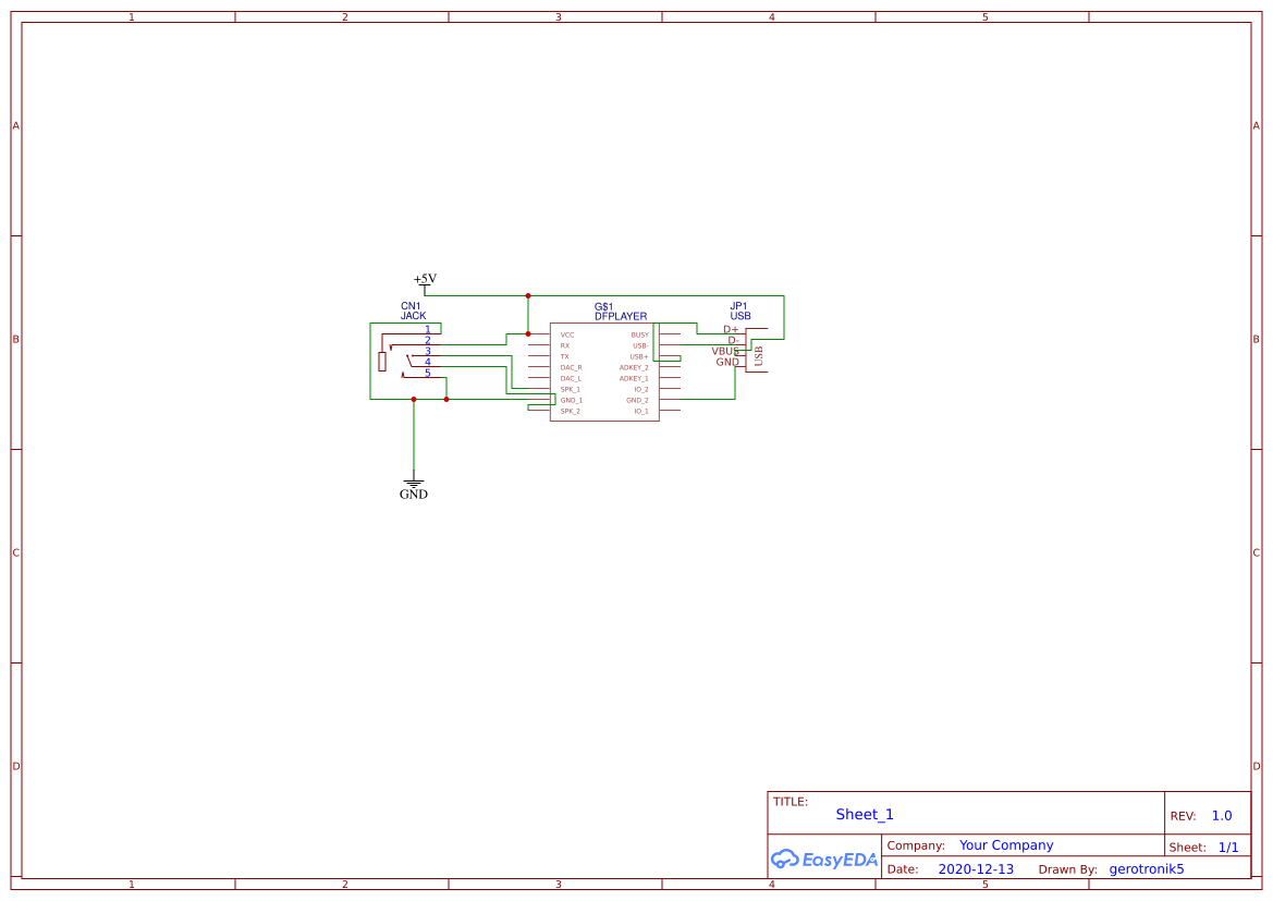 DFPLAYER - EasyEDA open source hardware lab