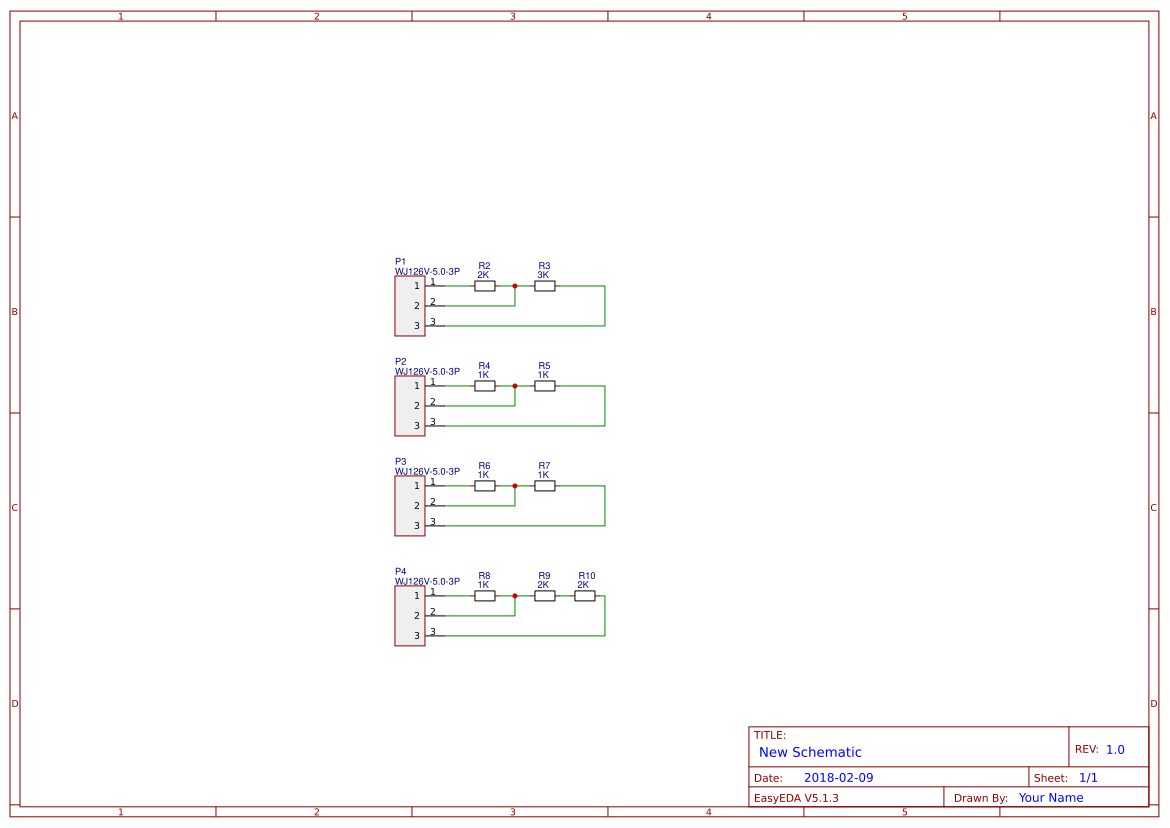 Voltage Divider Board - EasyEDA open source hardware lab