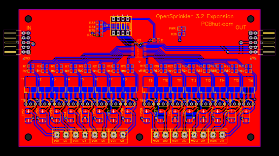 OpenSprinkler 3.2 AC expansion - OSHWLab