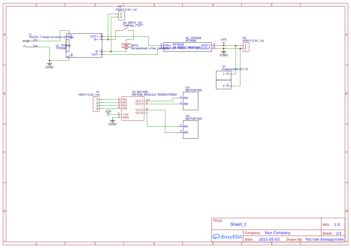 Rover_Rustam - EasyEDA open source hardware lab