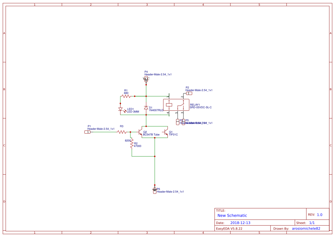 controllo rele 4 versione - EasyEDA open source hardware lab