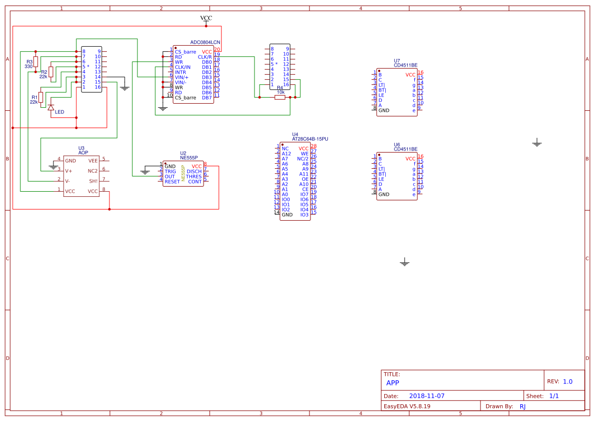 Shema de cablage - Station Météo - Platform for creating and sharing projects - OSHWLab