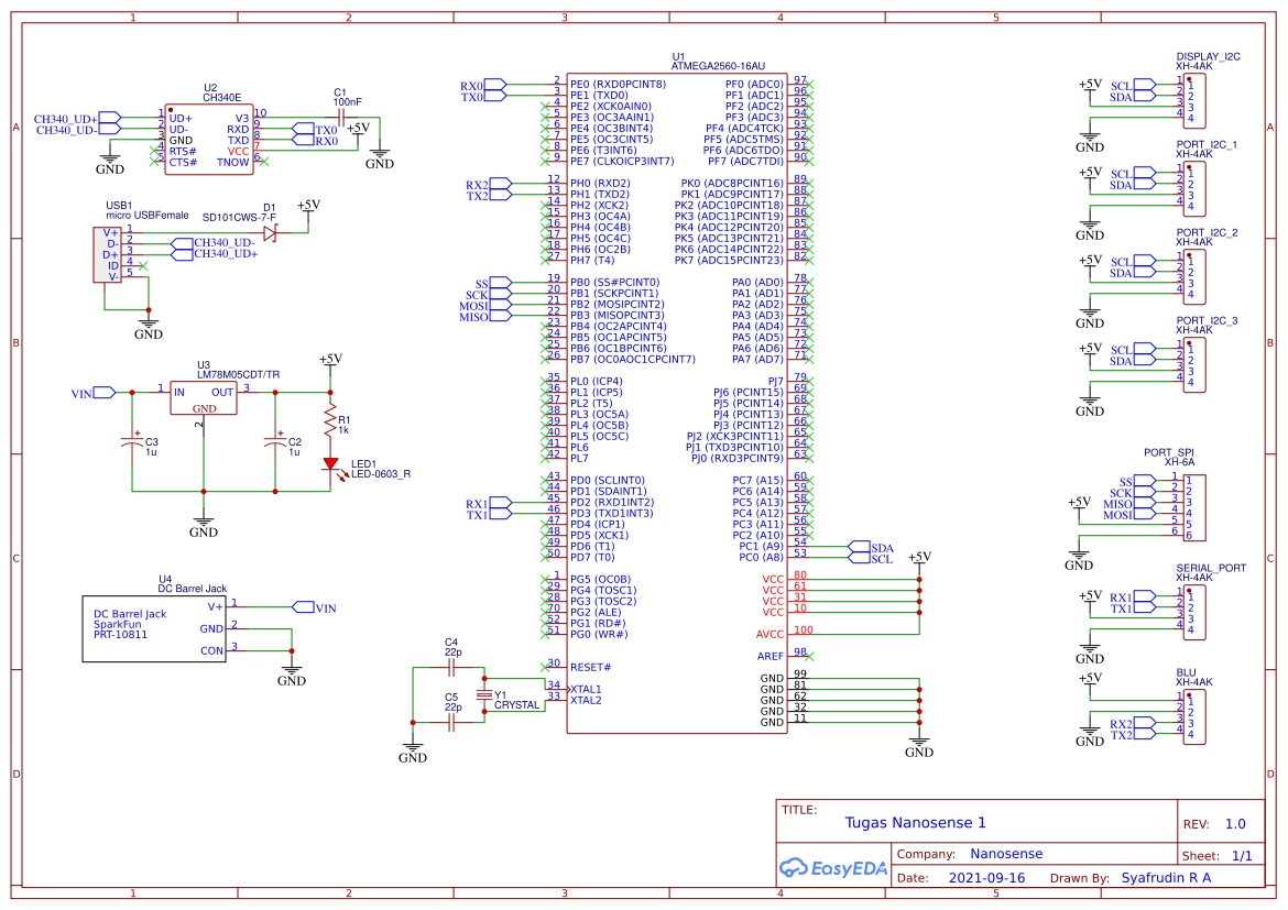 Nanosense - EasyEDA open source hardware lab