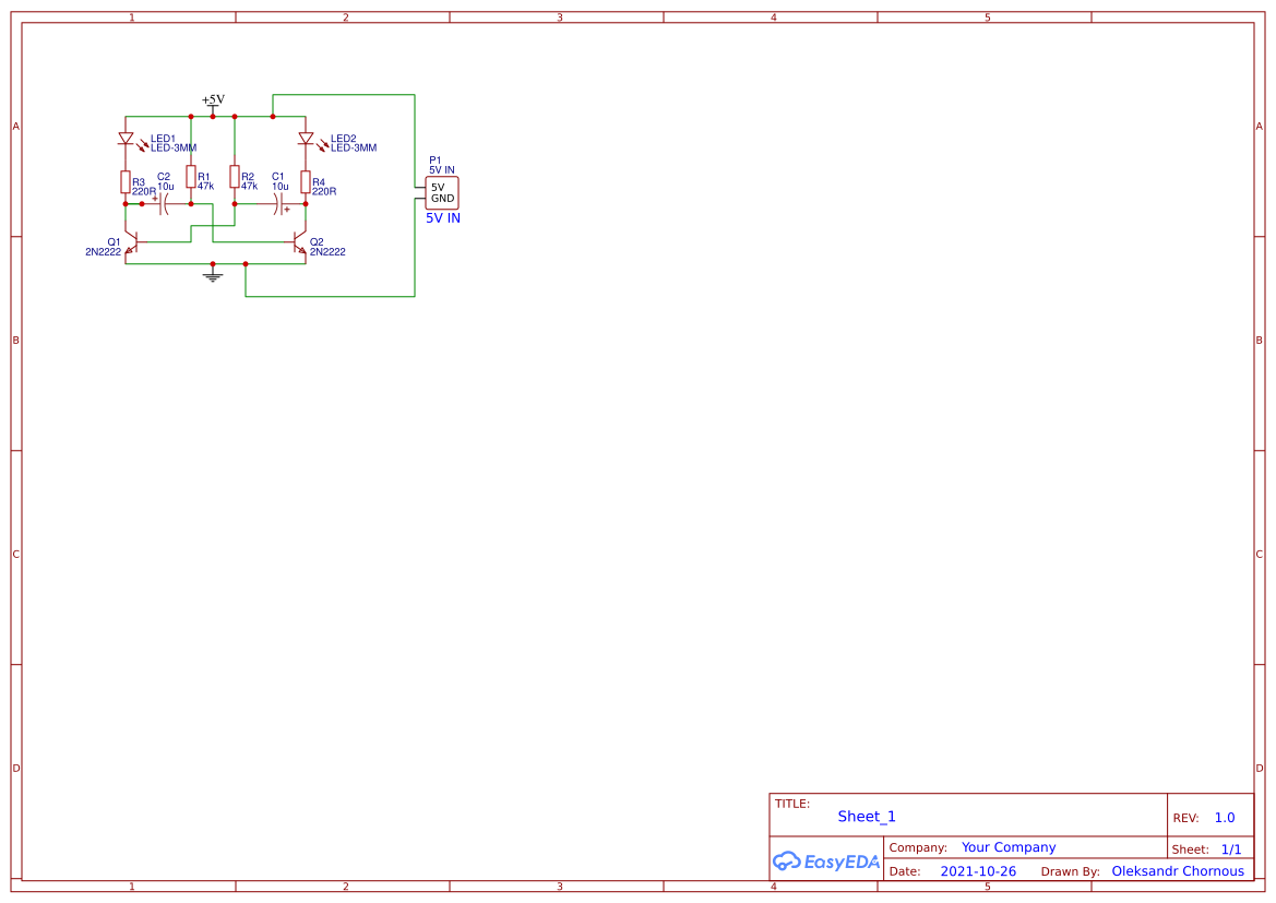 Multivibrator_Senior - EasyEDA open source hardware lab