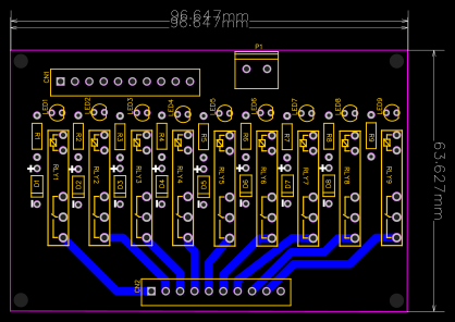 SSR Relay Board - EasyEDA open source hardware lab