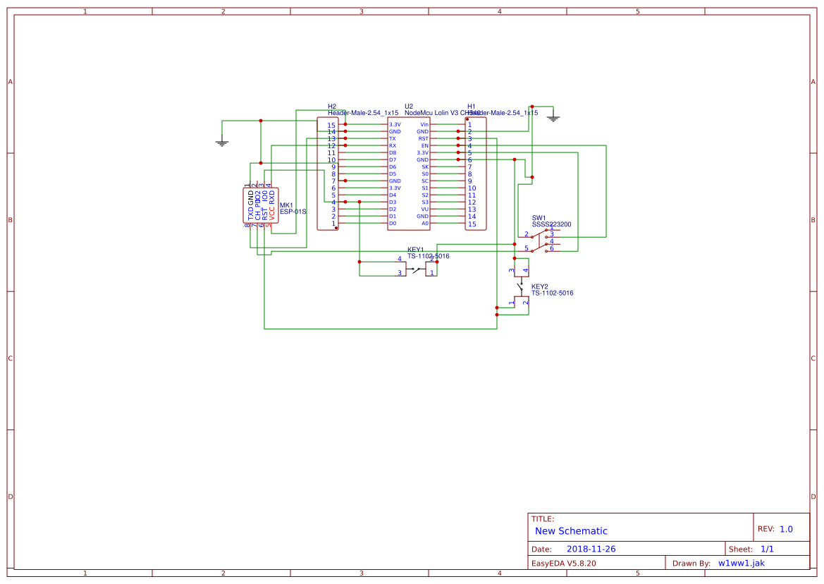 flisher esp-01 butt - OSHWLab