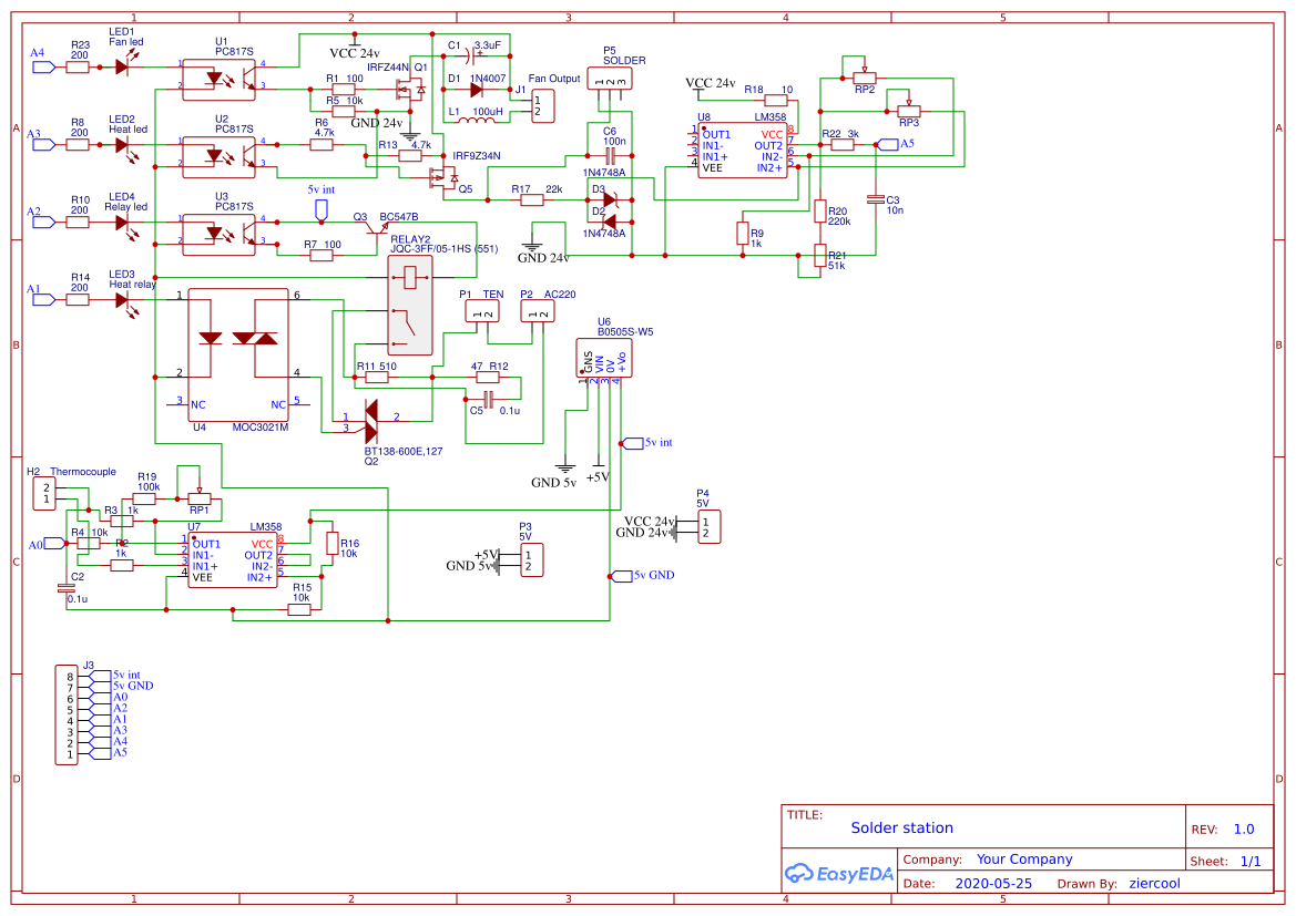 SolderStation - EasyEDA open source hardware lab