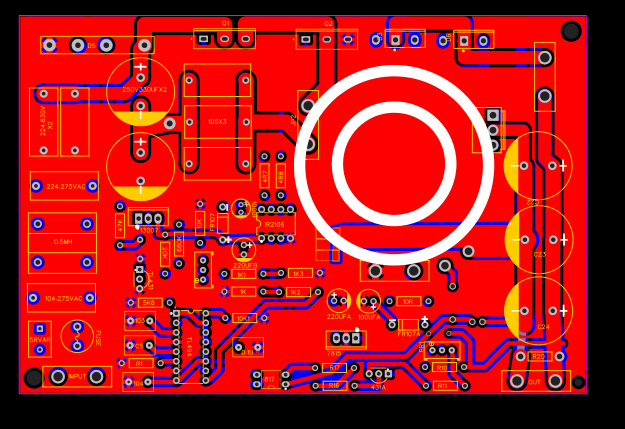 TL494 + ir2106 + ir2154 - EasyEDA open source hardware lab