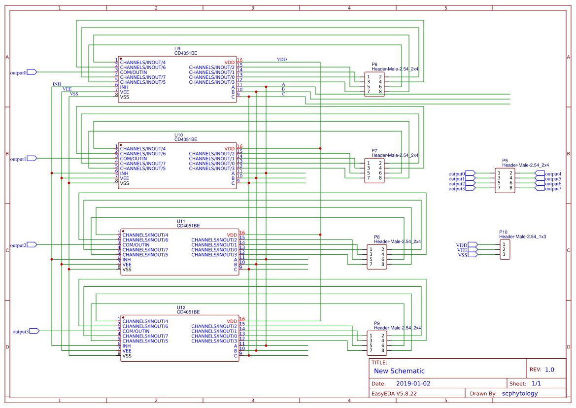 Multiplexer - EasyEDA open source hardware lab
