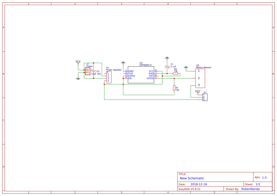 bewegings melder - EasyEDA open source hardware lab