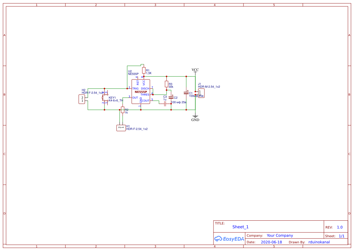 таймер не 555 - OSHWLab