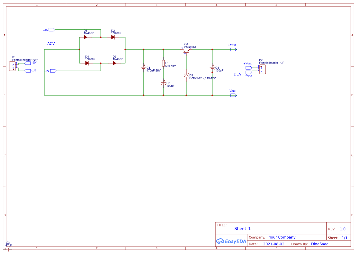 PCB-task1 - EasyEDA open source hardware lab