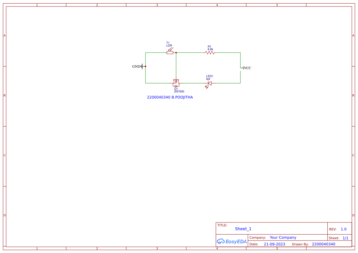 Automatic Street Light - OSHWLab