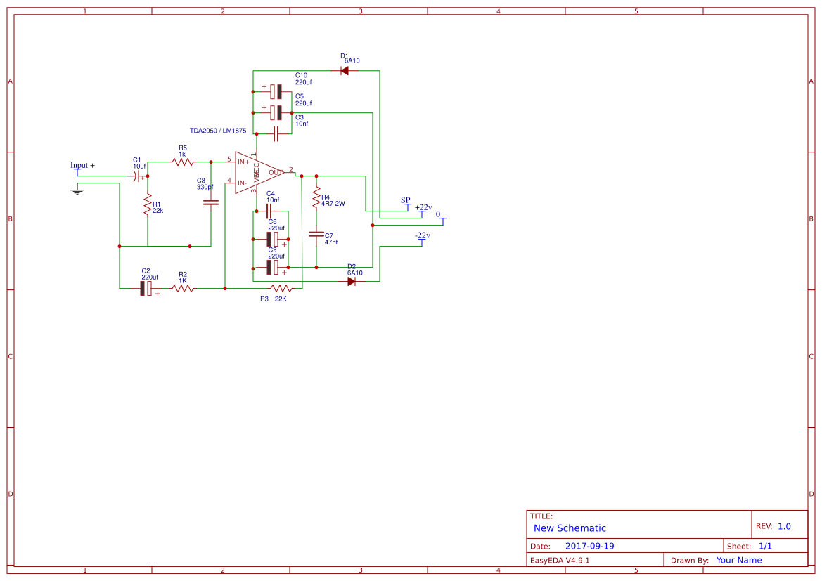 High Efficient LM1875 / TDA 2050 Hifi - OSHWLab