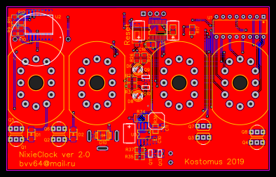 NixieClock_02 - EasyEDA open source hardware lab