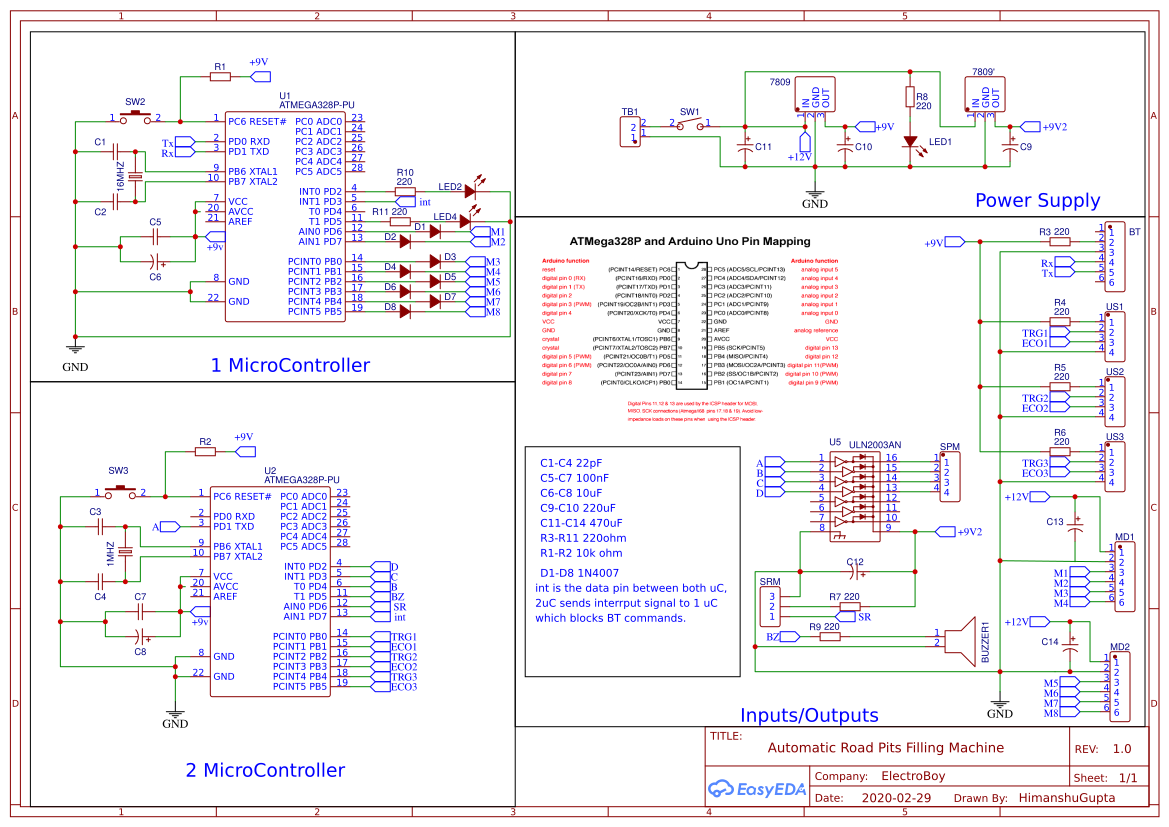 Automatic RC CAR - EasyEDA open source hardware lab